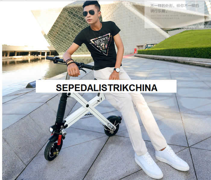 Sepeda Listrik China Model BAOYUNDA BYD-X7 Murah - SEPEDA CHINA